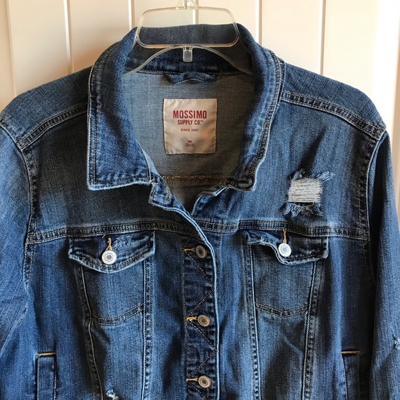 Mossimo Supply Co. | Jackets & Coats | Mossimo Jean Denim Long Sleeve ...